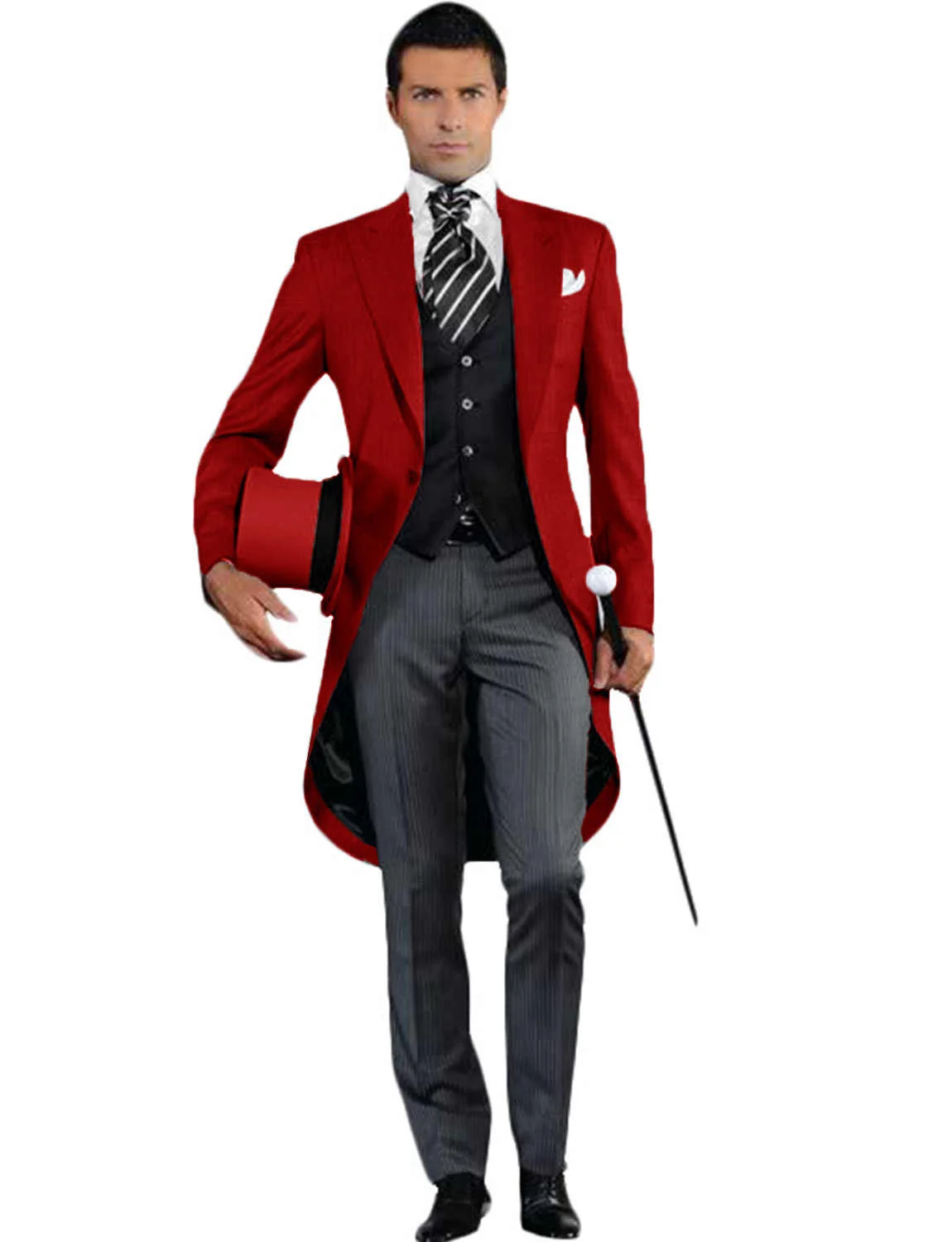 Red-Men-Suits-3-Piece-Long-Tail-Coat-Gentleman-Groom-Tuxedo-for-Wedding ...