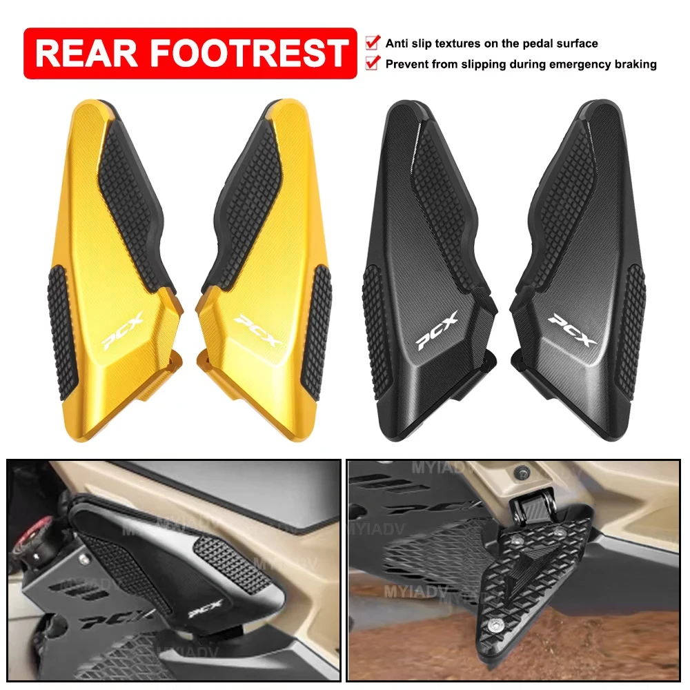 혼다 PCX 125 160 PCX125 PCX160 2018-2025 용 오토바이 뒷좌석 승객 발판 Footpegs Foot ...