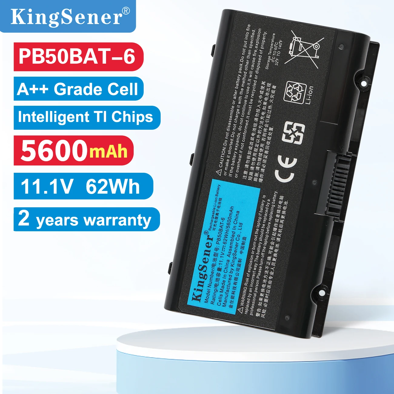 KingSener-PB50BAT-6-Clevo-PB51RF-G-PB70EF-G-PB71EF-G-PowerSpec-1720 ...