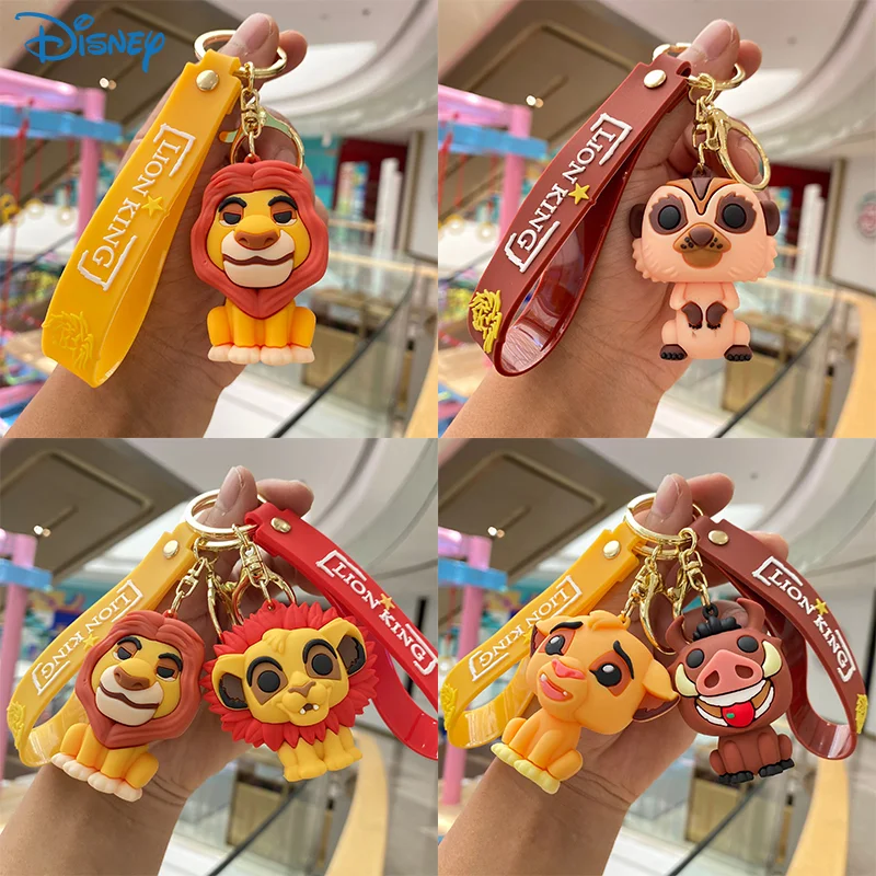 Disney-The-Lion-King-Keychains-Kawaii-Simba-Pumbaa-Timon-Keyring-Car ...