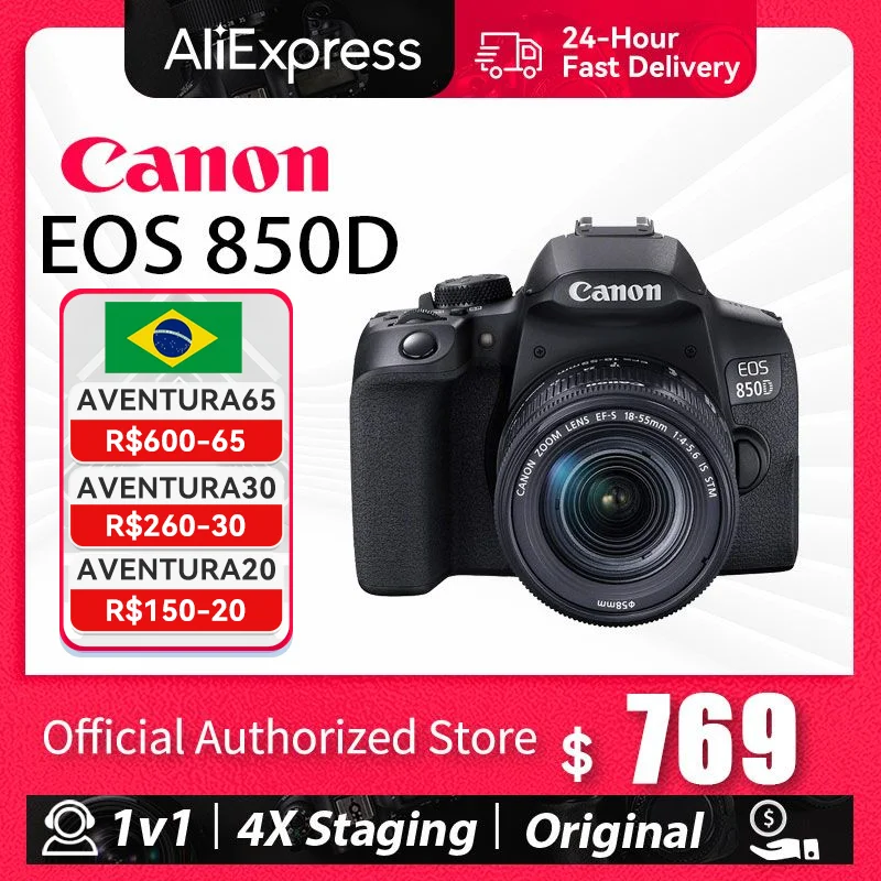 Canon Eos 850d Rebel T8i Aps-c Dslr Slr Digital Compact Camera ...