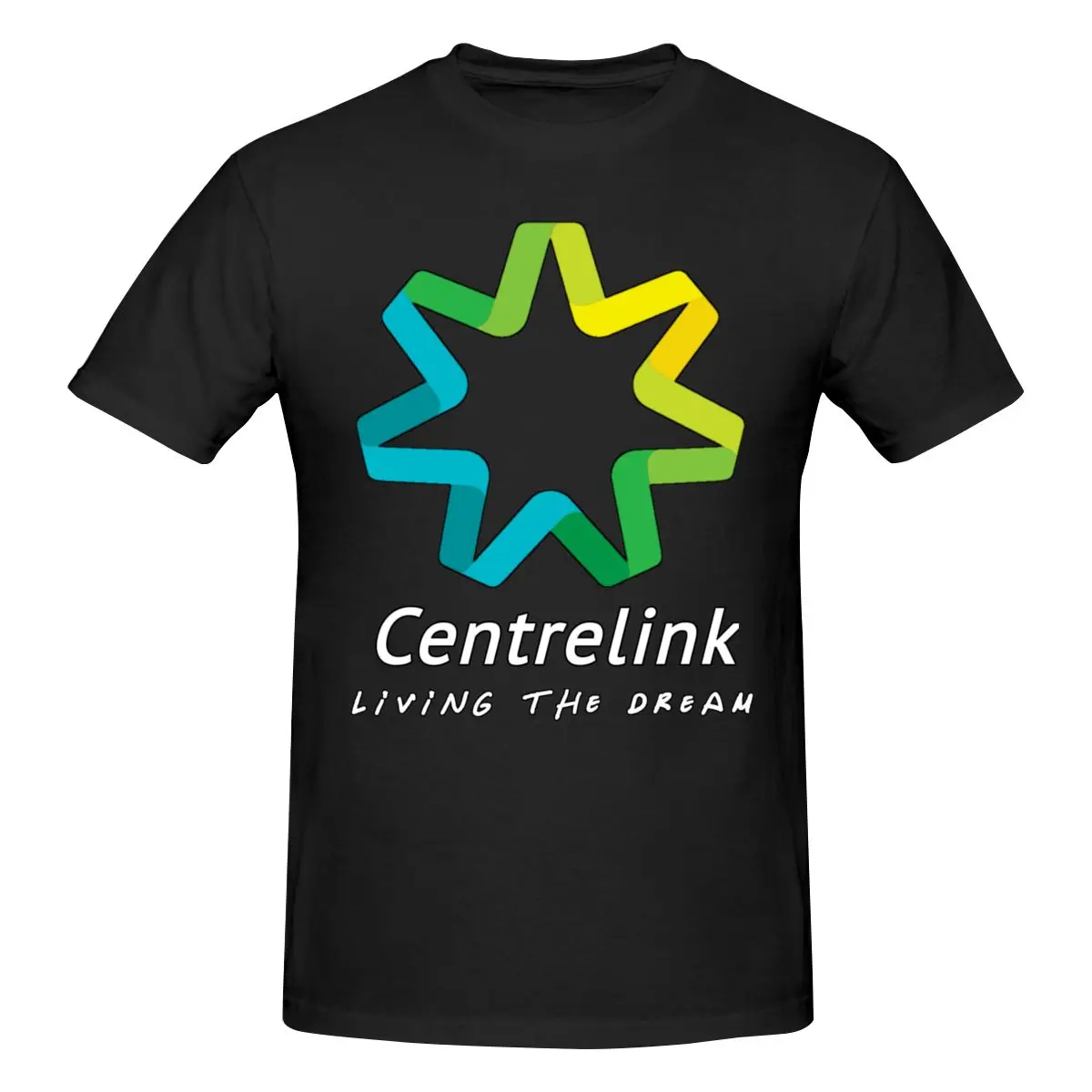 Centrelink-T-Shirt-Harajuku-Big-Size-Cotton-Crewneck-Custom-Short ...