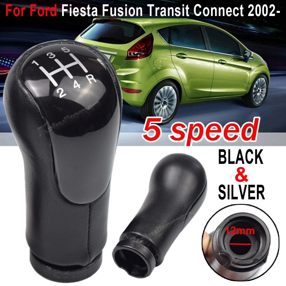 5-Speed-Manual-Car-Styling-Gear-Shift-Knob-Gaiter-Boot-Case-For-Ford ...