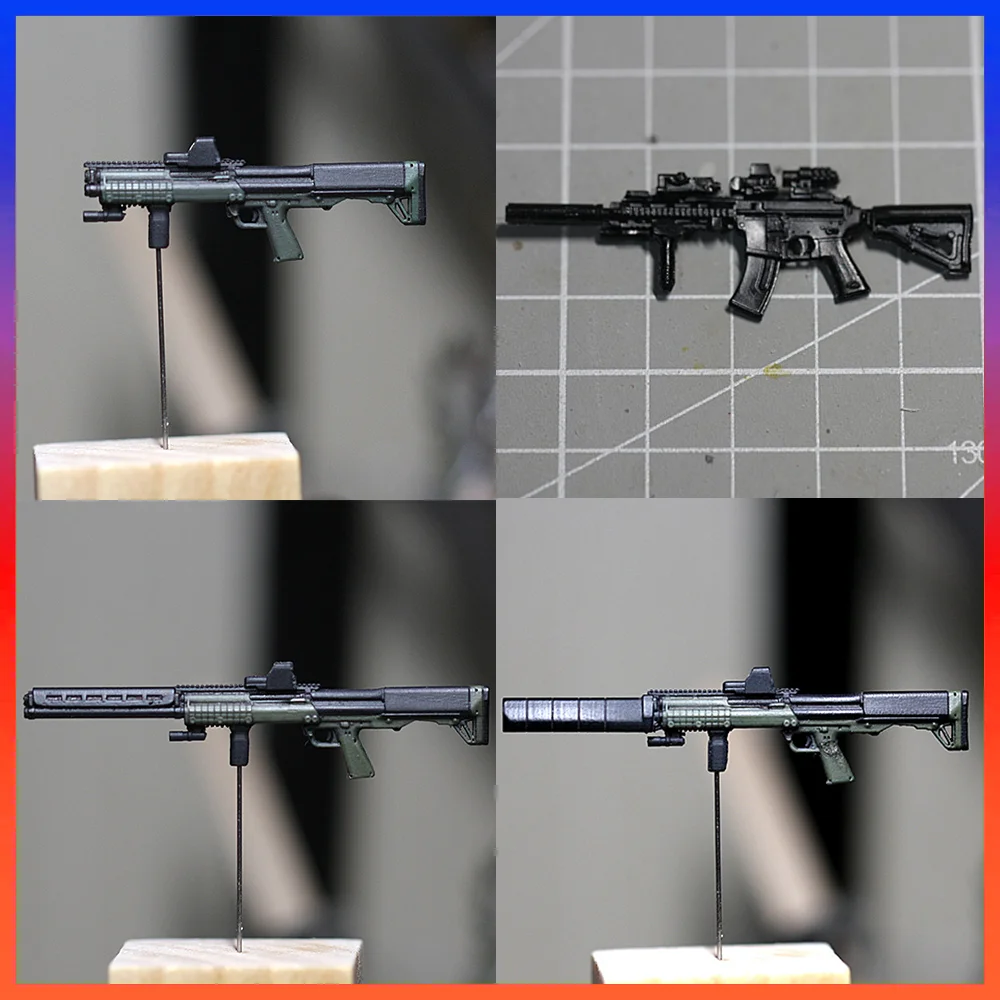 Ba Ye Studio 1/18 Scale Soldier Weapon Accessories Carbine Gun Bullet ...