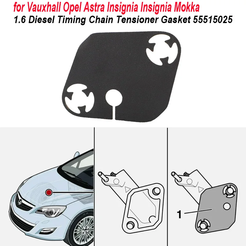 For Vauxhall Astra Insignia Mokka 1.6 Diesel Cam Timing Chain Tensioner ...