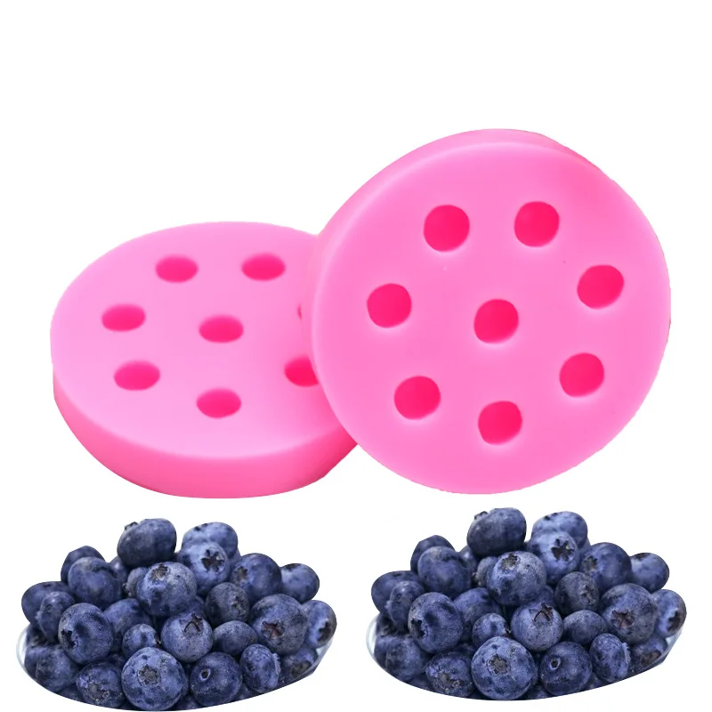 Blueberry Household Baking Appliances Deco Silicone Mold DIY Raspberry ...