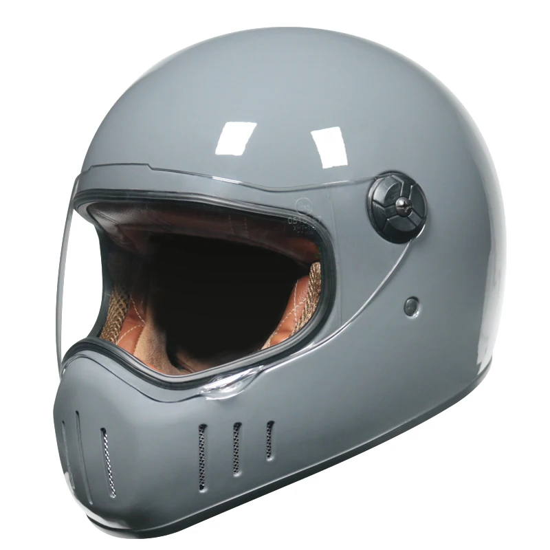Thompson Motorcycle Helmet Full Face Casco Moto Helmet Vintage Chopper ...