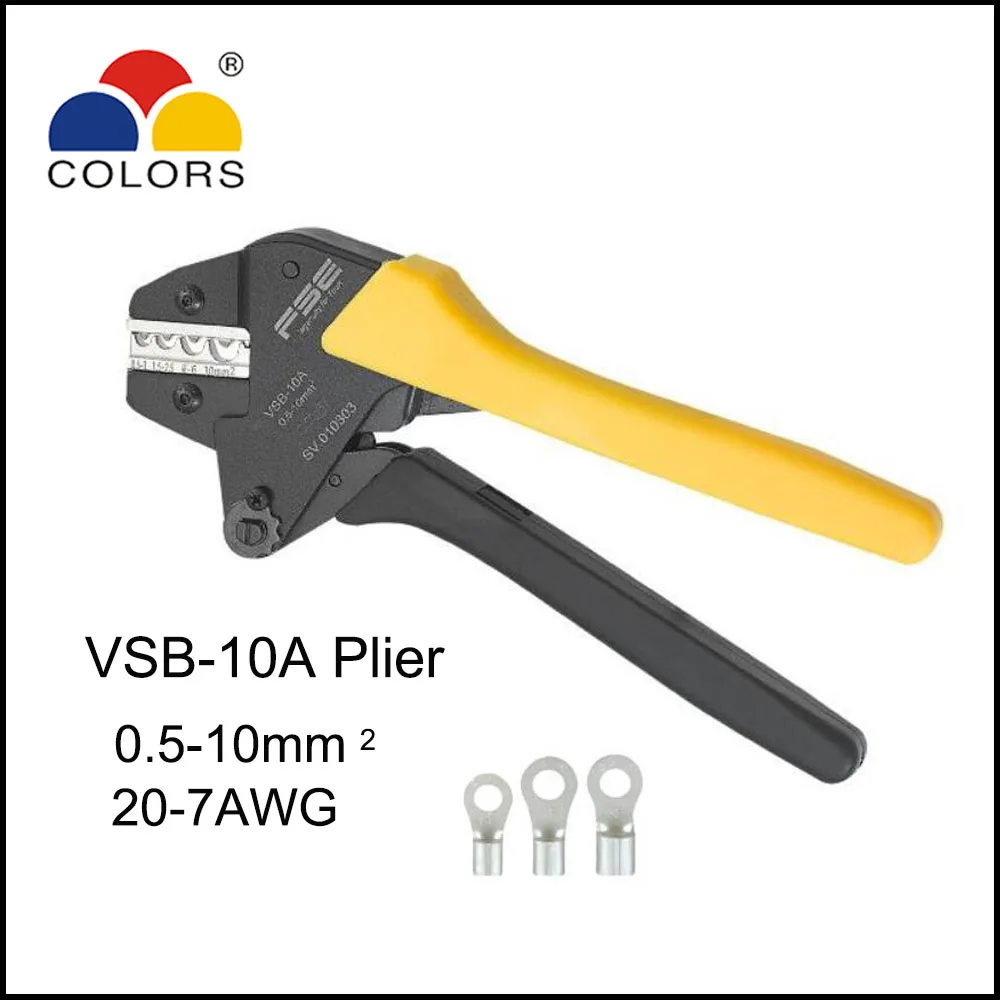 미니 압착 도구 핸드 펜치 VSB 03B 비 절연 탭 및 터미널 VSB 10WF VSB 03B VSB 30J VSB 10A ...