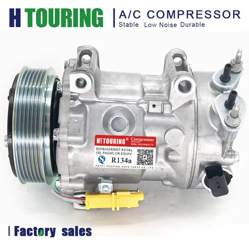For peugeot 308 ac compressor for Peugeot 307 508 3008 5008 6453WN ...