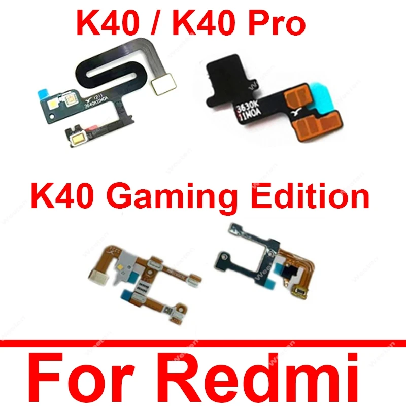 Microphone Flash Light Sensor Flex Cable For Xiaomi Redmi K40 Gaming ...