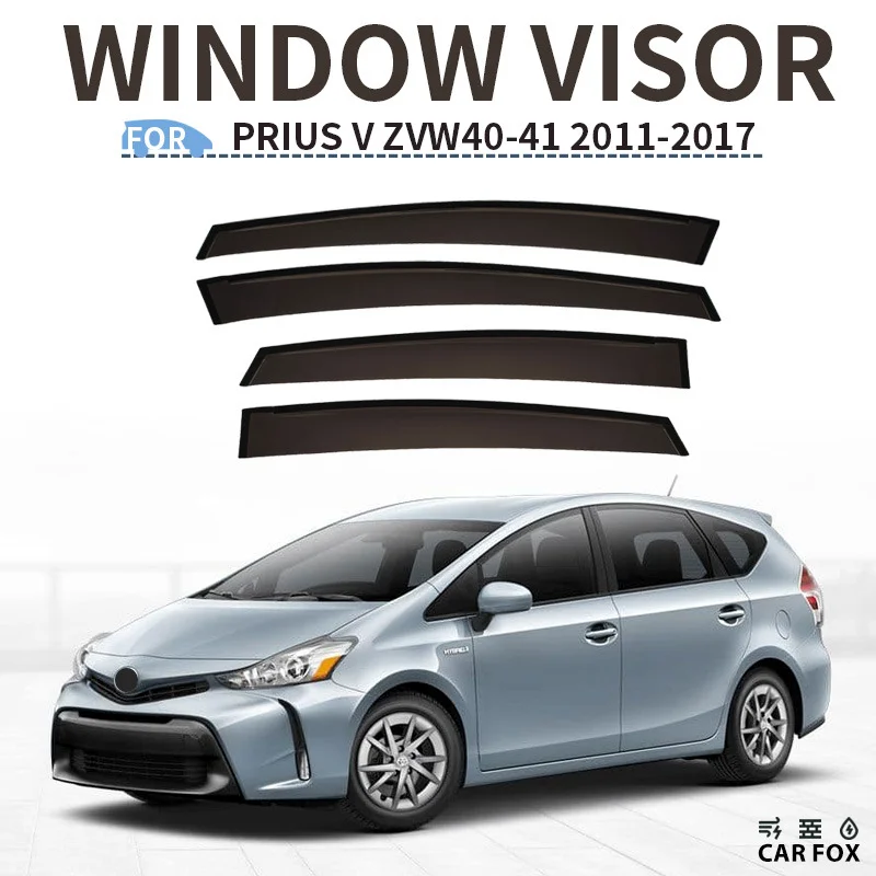 For Toyota Prius V MK1 ZVW40-41 2011-2017 CAR Window Visor Vent Wind ...