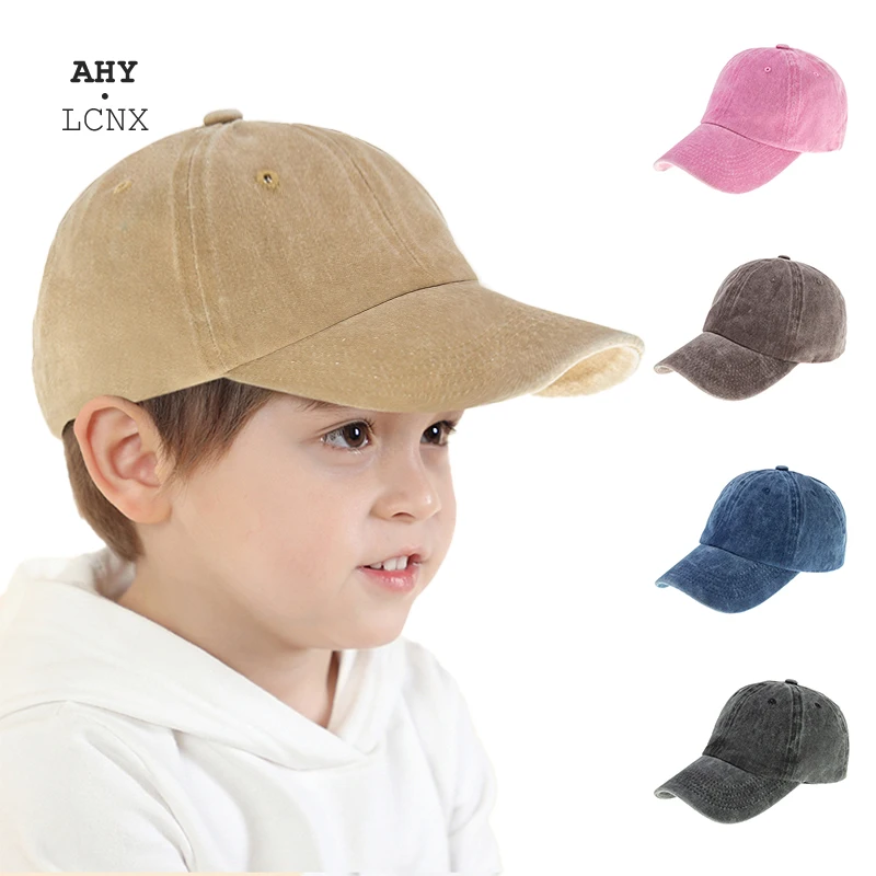 Mother-Kids-Washed-Cotton-Baseball-Cap-Casual-Kids-Sun-Caps-For-Boys ...