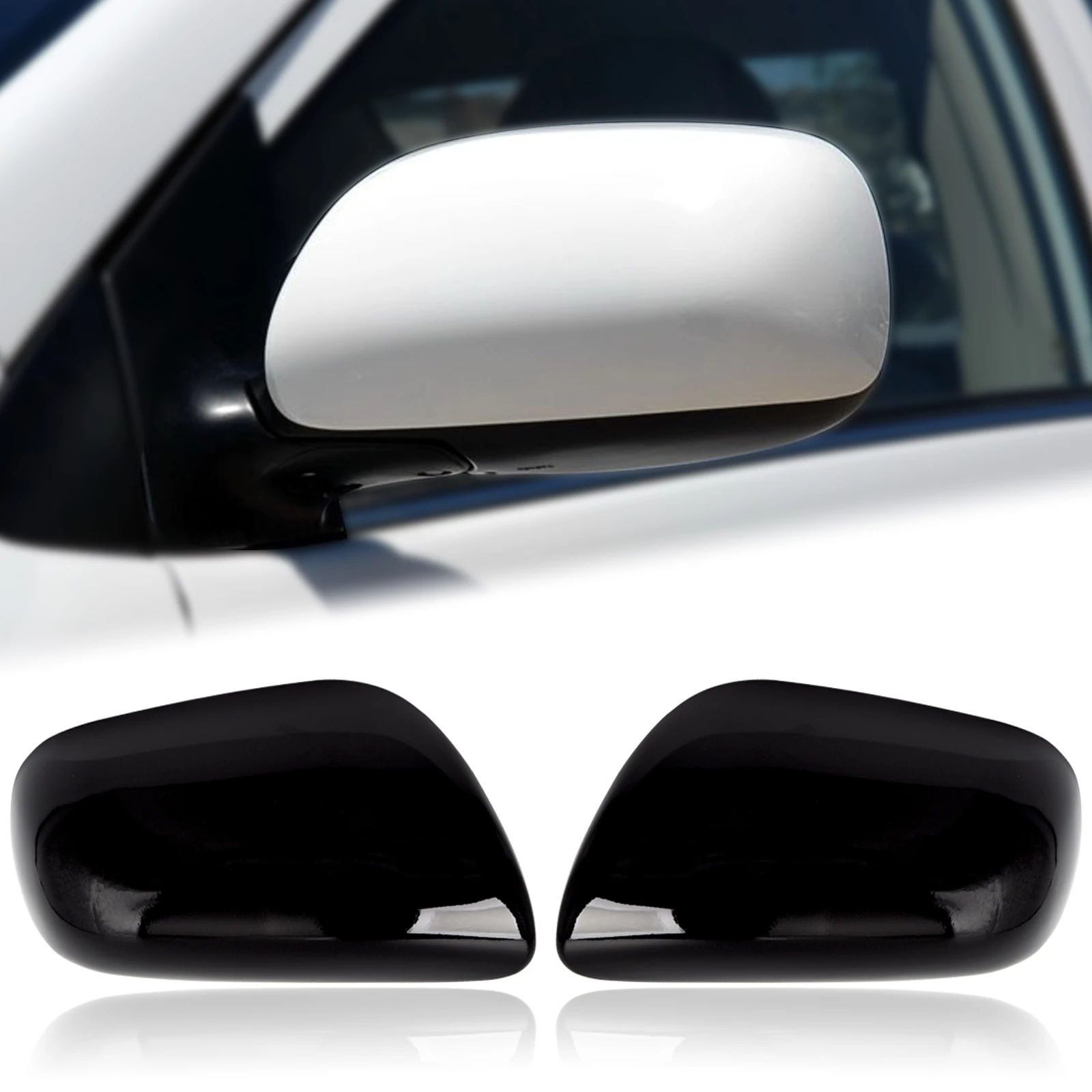 Door Rearview Mirror Cover Cap Housing Fit for Toyota Corolla 2007-2013 ...