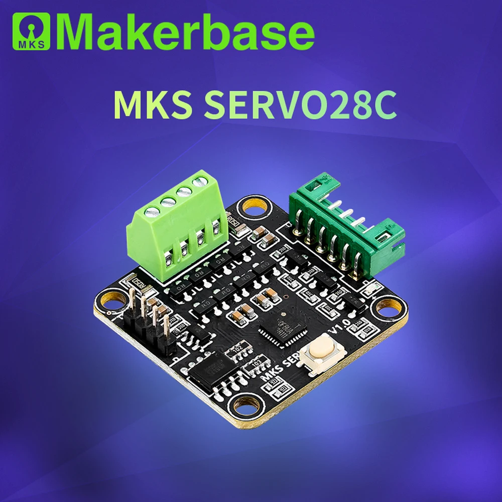 Makerbase MKS SERVO28C PCBA NEMA11 closed loop stepper motor Driver CNC 3d printer parts ...