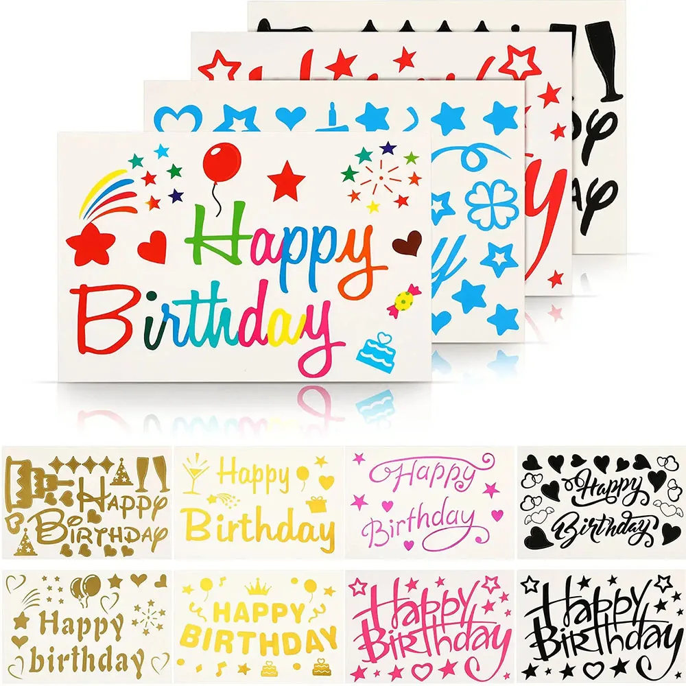 Happy-Birthday-Balloons-Stickers-Set-Color-21-29CM-BoBo-Ballon-DIY ...