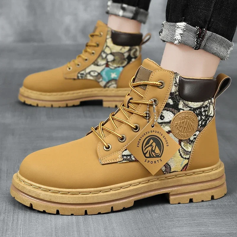 British-Style-Men-s-Boots-Winter-Casual-Shoes-Designer-Luxury-Thick ...