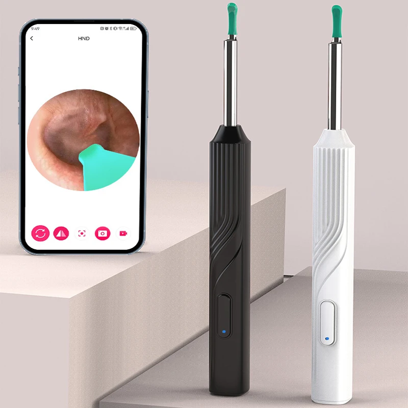 NEW-Wireless-Smart-Visual-Ear-Wax-Removal-Safe-Endoscope-Earpick-with ...