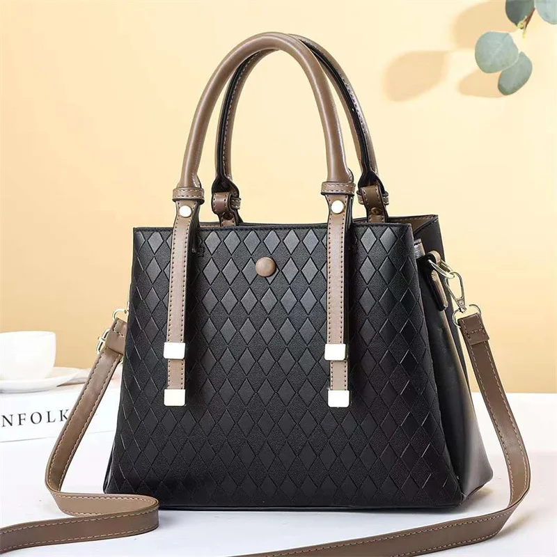 New-Diamond-Embossed-Styling-Texture-Large-Capacity-Single-Shoulder ...