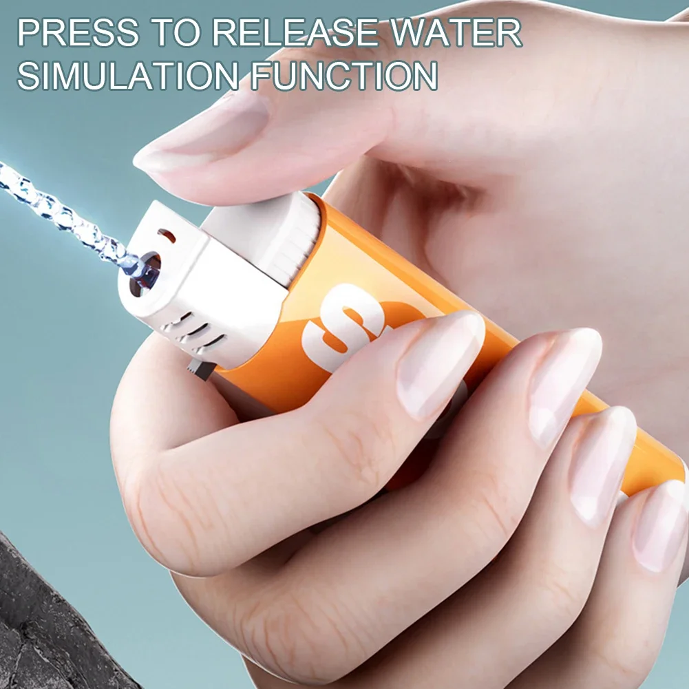 Simulation-Mini-Lighter-Watergun-Toy-Lightweight-Squirts-Water ...