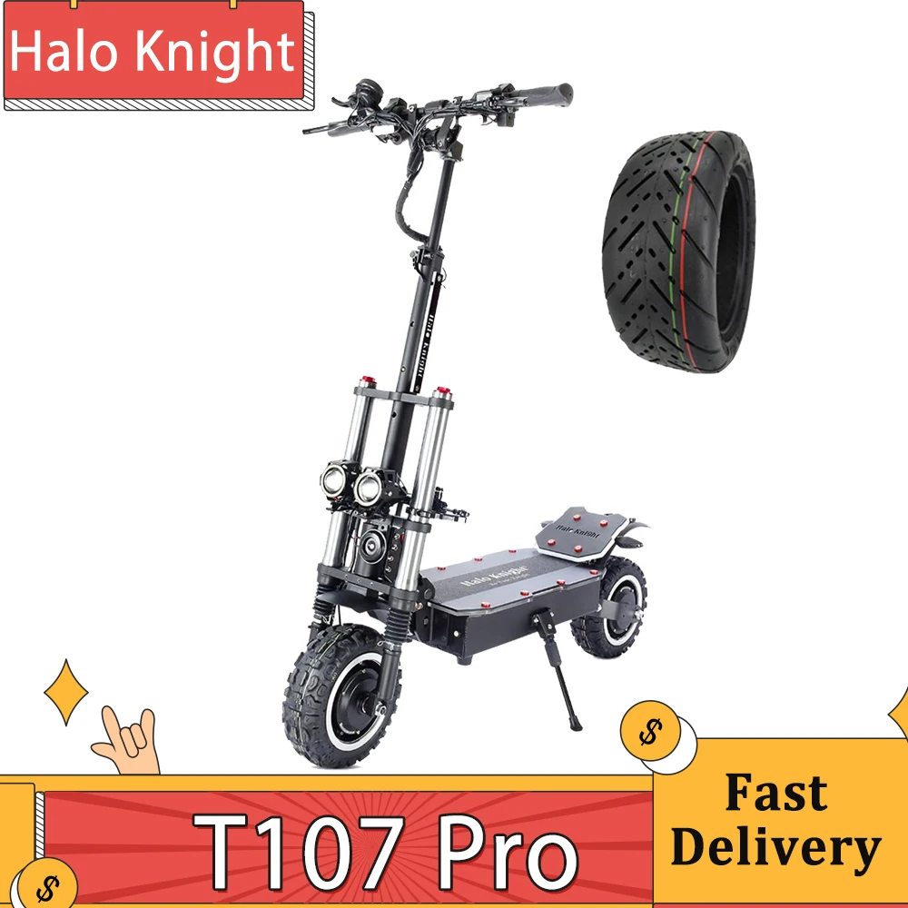 Halo Knight T107 Pro Elektro roller 11 Zoll Straßen reifen 3000W * 2 Doppel motor 95 km/h Höchst ...