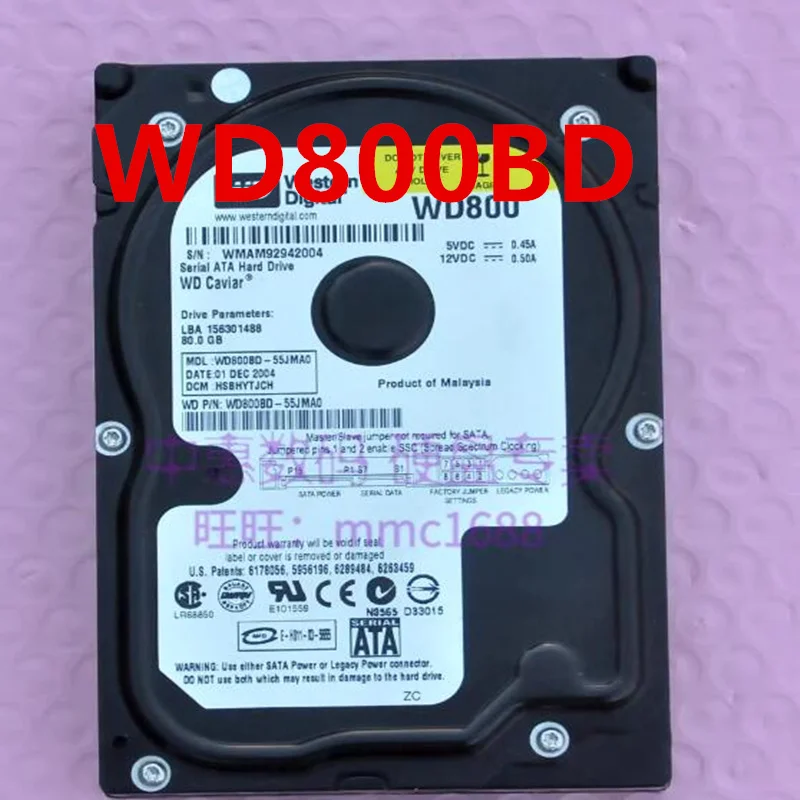 Original-Almost-New-Hard-Disk-For-WD-80GB-SATA-3-5-7200RPM-8MB-Desktop ...