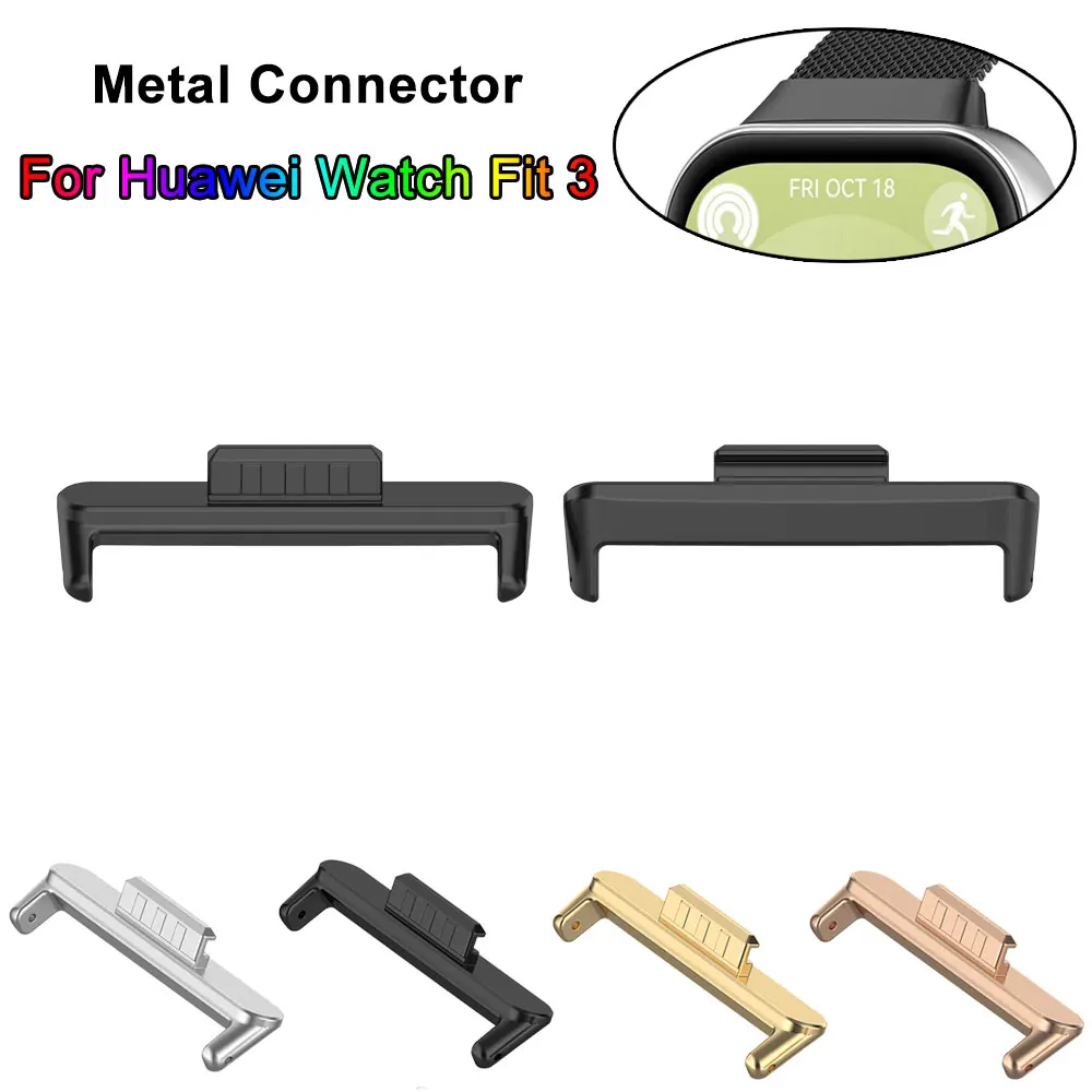 A-o-inoxid-vel-Watch-Strap-Connector-Adaptadores-Metal-Connector-para ...