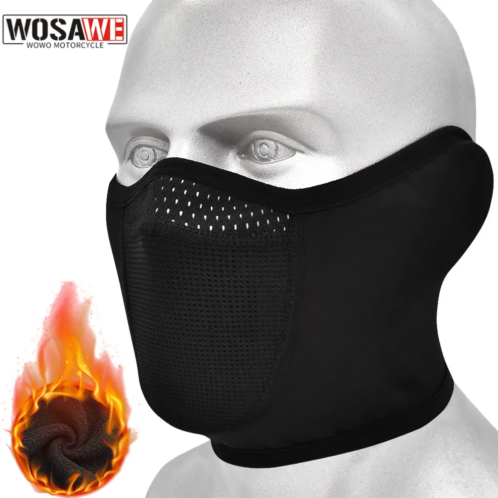 Winter-Fleece-motorcycle-Face-Mask-Keep-warm-motocross-Windproof-face ...