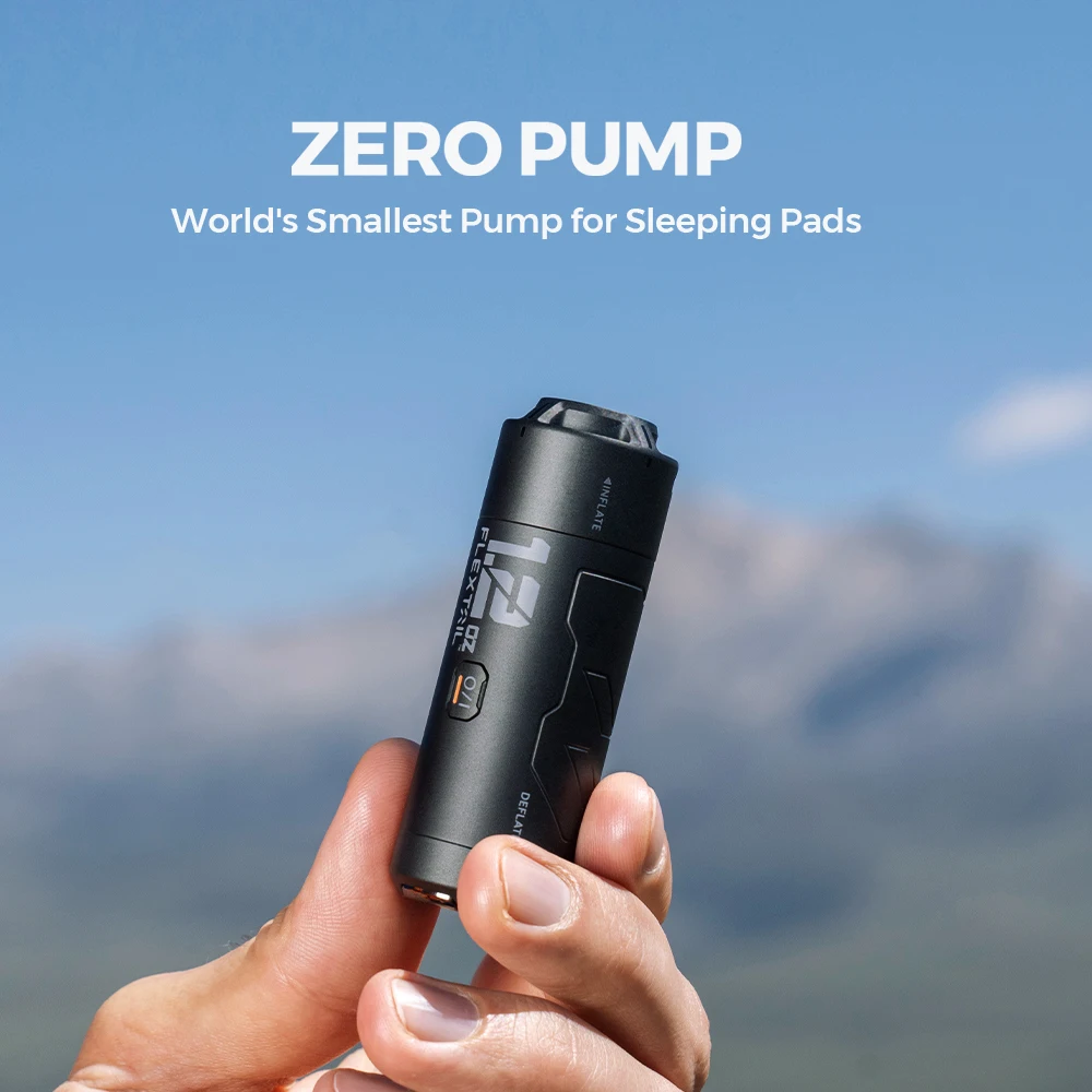 FLEXTAILGEAR-ZERO-PUMP-34g-Portable-Camping-Air-Pump-Electric-Inflator ...