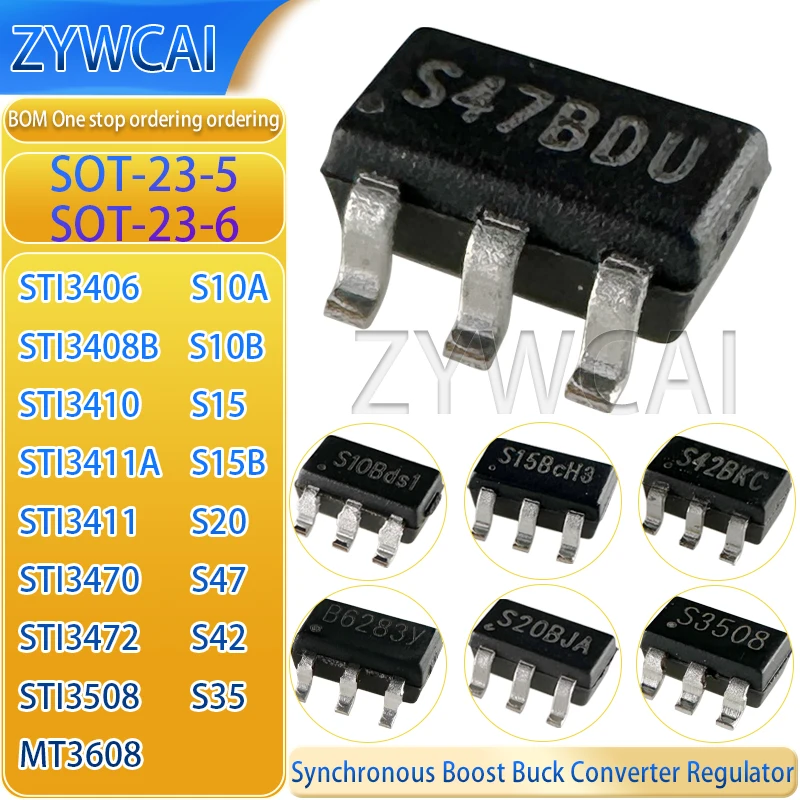 MT3608 STI3411 S20 STI3508 S35 STI3472 S42 STI3470 S47 STI3411A S15B ...