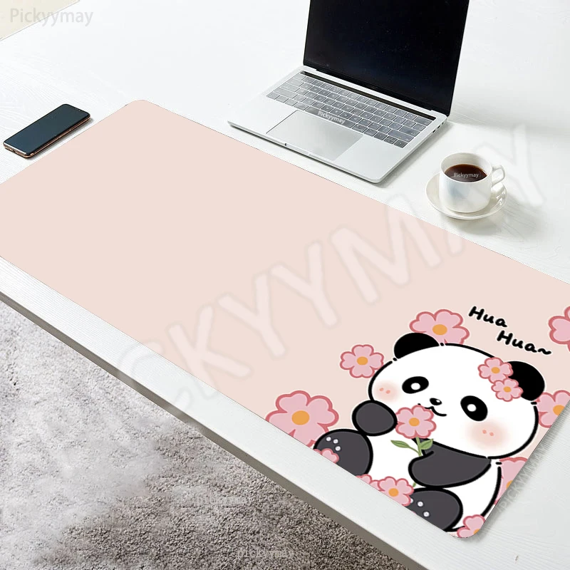 Pink Mousepads Cute Mousepad Kawaii Cat Large Mouse Mat Big Desk Pads ...