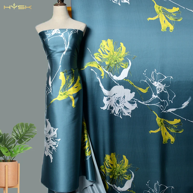 HYSK-natural-silk-satin-fabric-flower-printed-fabric-high-quality-for ...