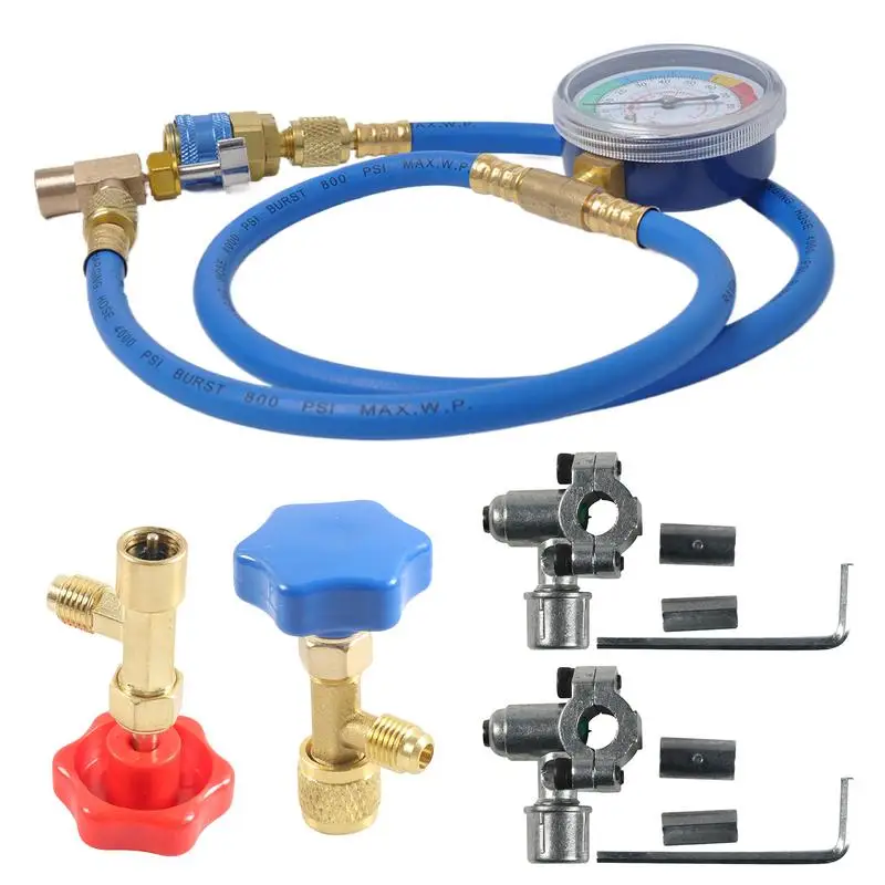 AC Gauges R134a Automotive Smart AC Recharge Kit R134a Automotive ...