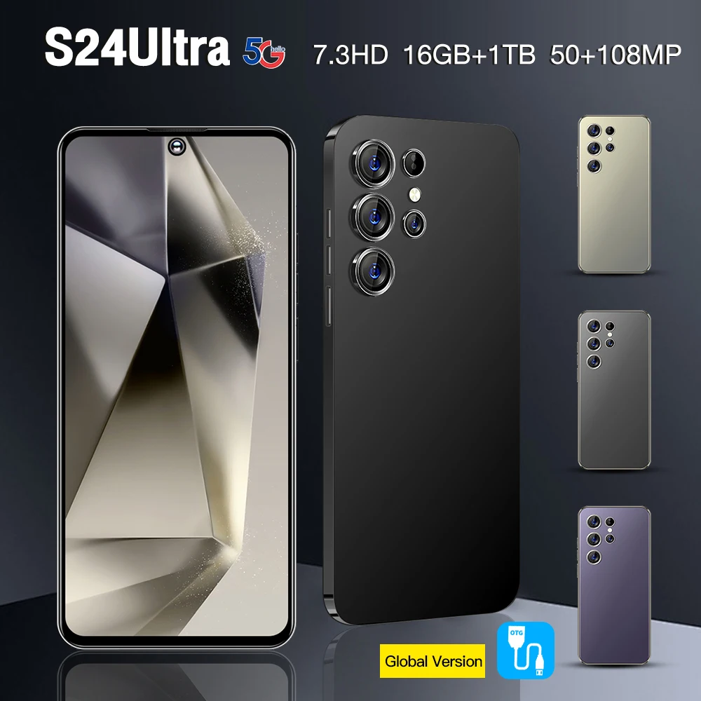 Global-Version-S24Ultra-5G-Smartphone-Network-7-3inch-16GB-RAM-1024GB ...