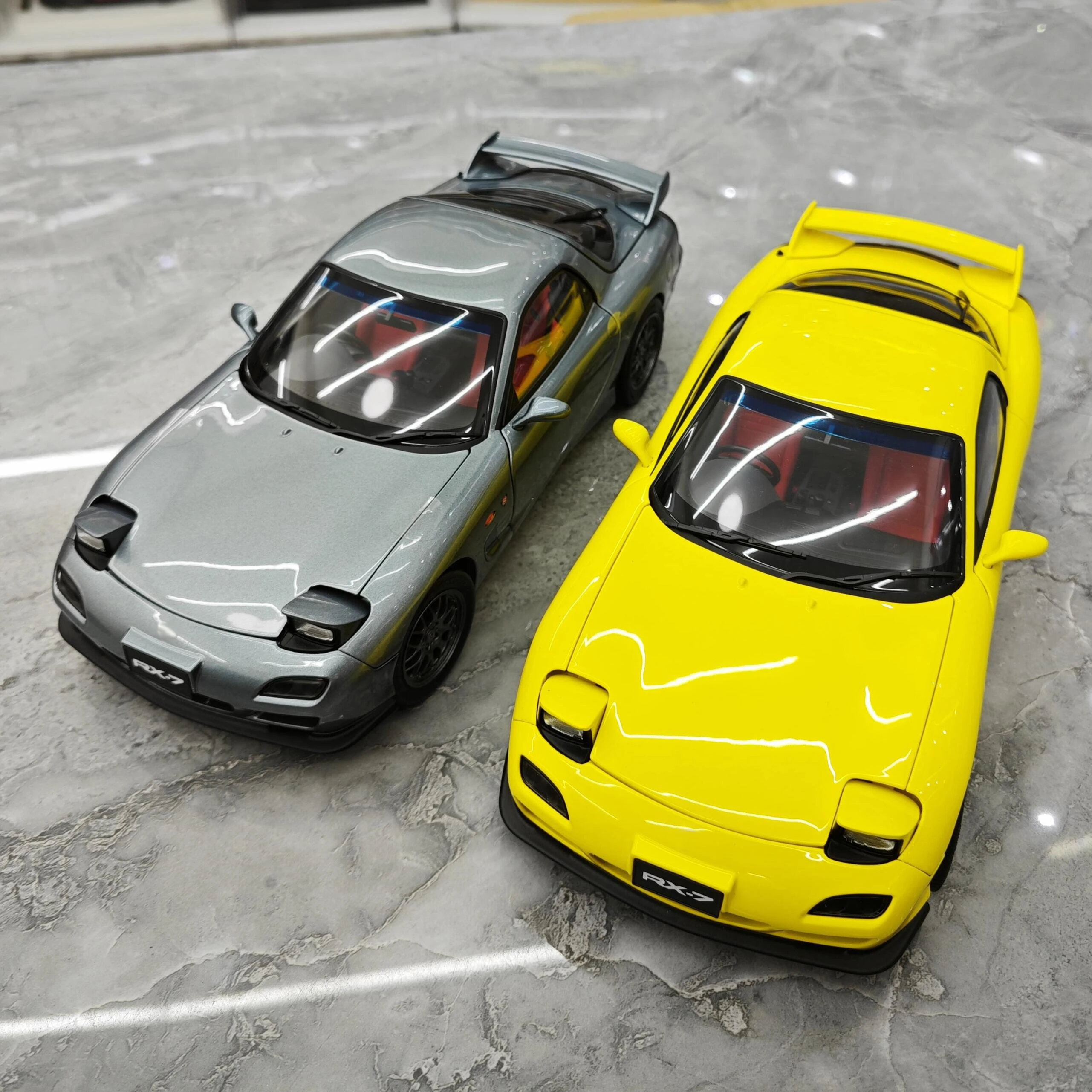 POLAR-MASTER-1-18-PM-RX7-SPIRIT-R-Alloy-car-Model-Collection-Display ...