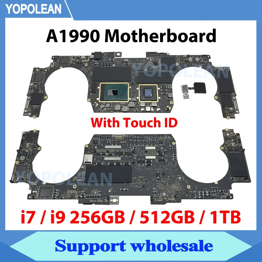Original A1990 Logic Board With Touch ID For Macbook Pro 15" Retina ...