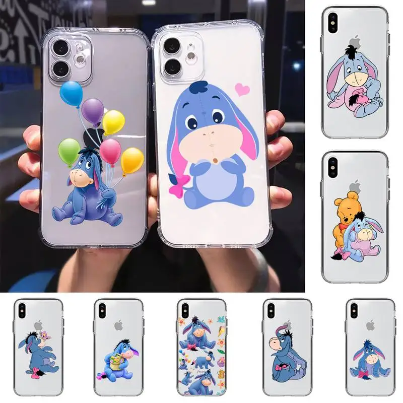 Disney-Cute-Cartoon-Eeyore-Phone-Case-For-iPhone-13-14-Pro-Max-XS-XR-12 ...