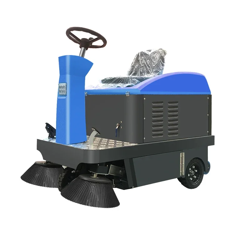 Ride-on-Clean-Sweeper-Floor-Cleaning-Machine-Industrial-Warehouse-Floor ...