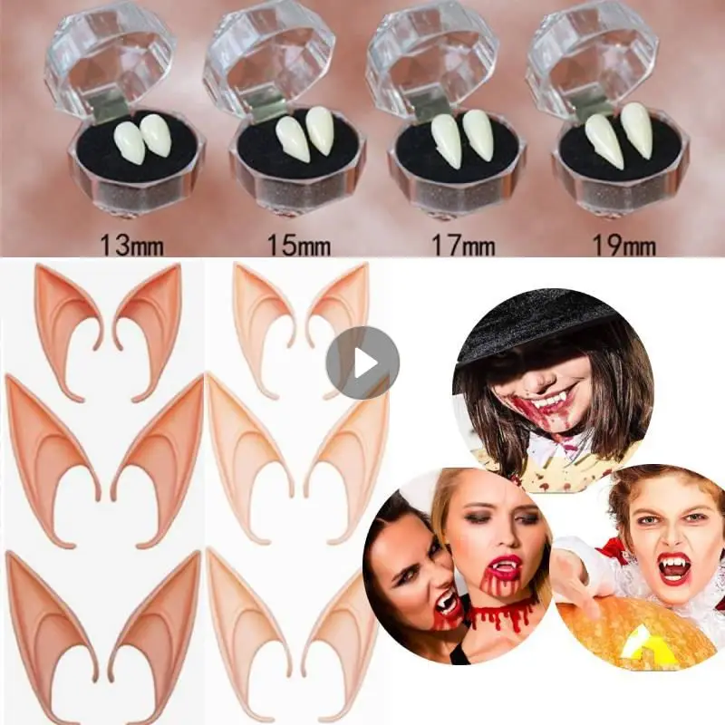 Party-Fangs-Props-Latex-Ears-Fairy-Cosplay-Costume-Accessories-Angel ...