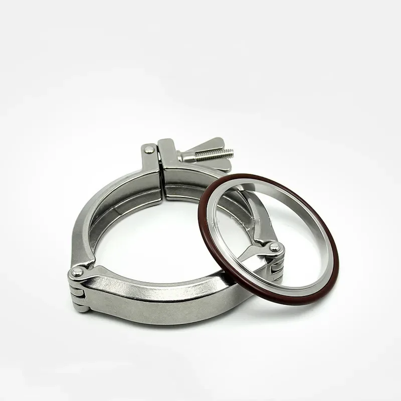 KF-Stainless-Steel-Vacuum-Clamp-Hinge-Wing-Nut-Clamps-Pipe-Fitting ...