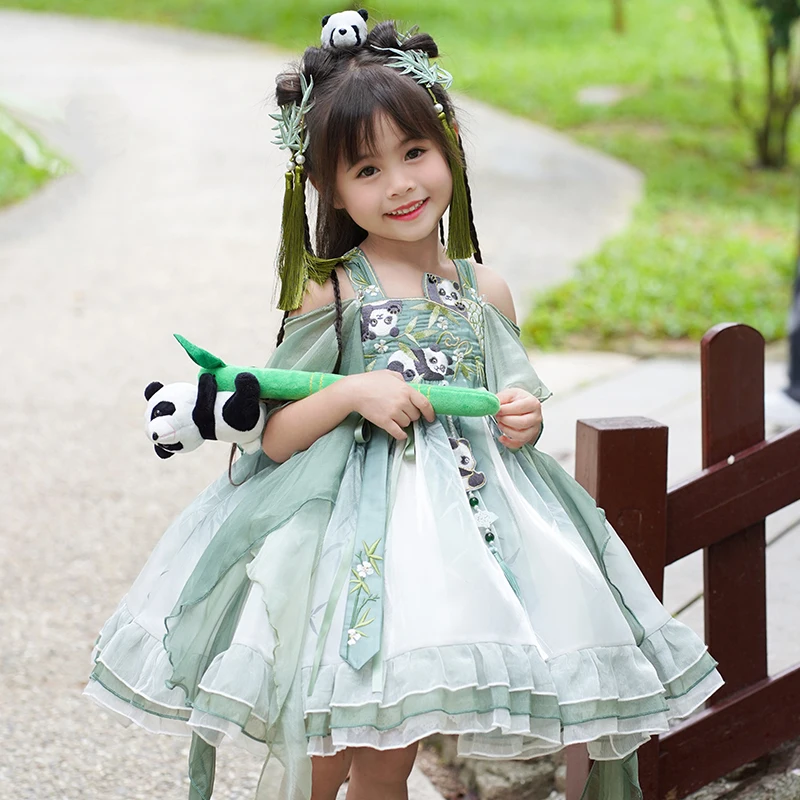 Tuanbaogui-Roupas-de-Ver-o-das-Meninas-Hanfu-Estilo-Chin-s-do-Beb ...