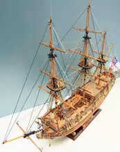 Yuan qing HMS Royal Caroline 1749 Scale 1/50 33'' Wooden Ship Model ...