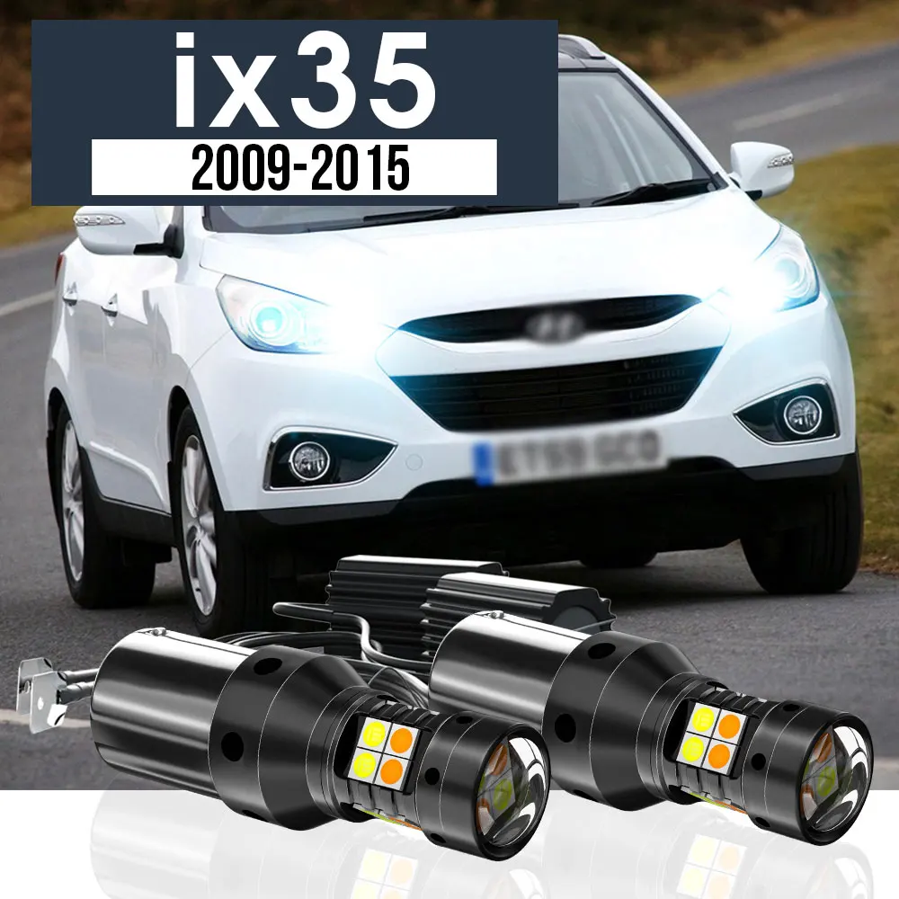 2pcs-LED-Dual-Mode-Turn-Signal-Daytime-Running-Light-Blub-DRL-Canbus-Accessories-For-Hyundai ...