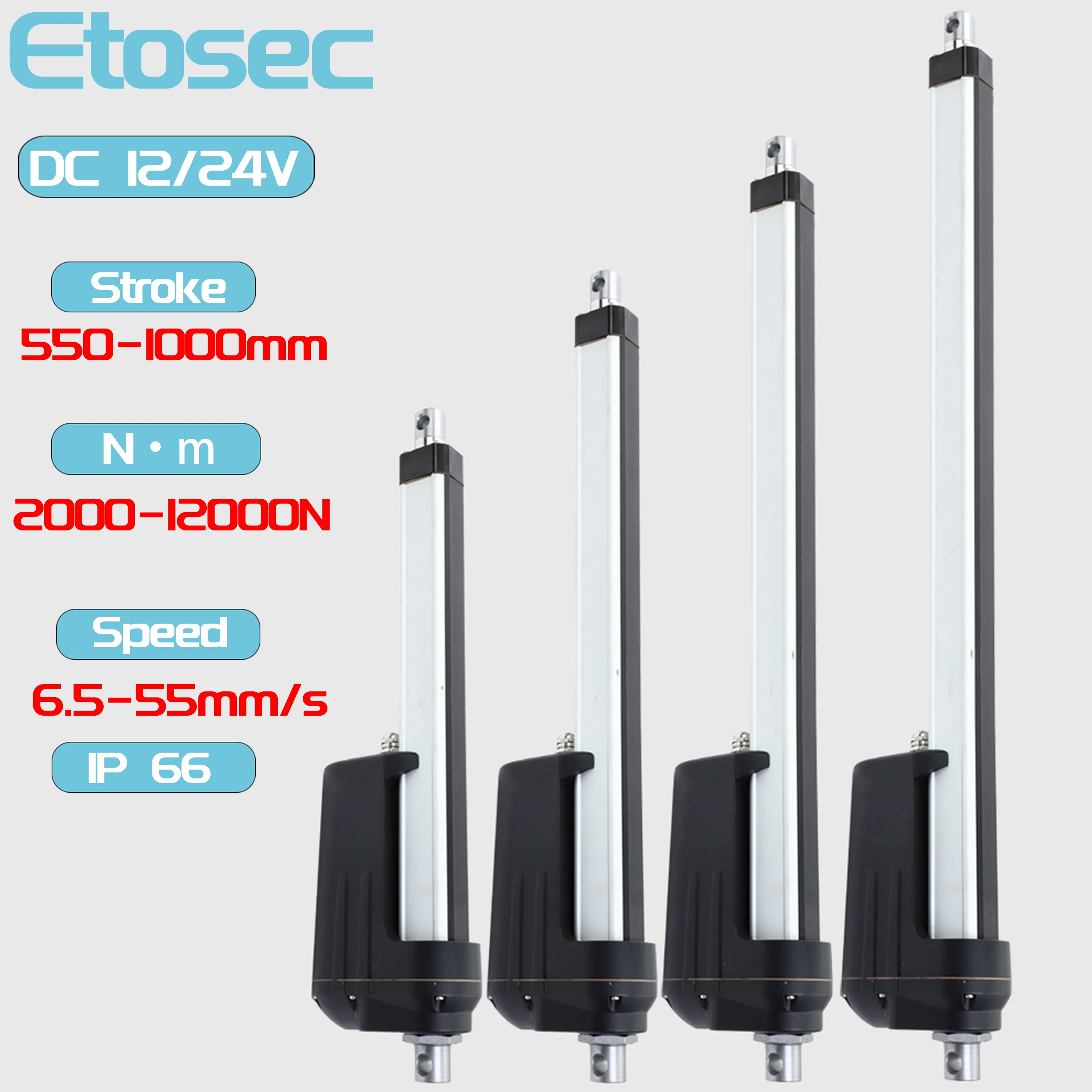 Etosec-12V-24V-12000N-IP66-Linear-Actuator-550mm-600mm-700mm-800mm ...