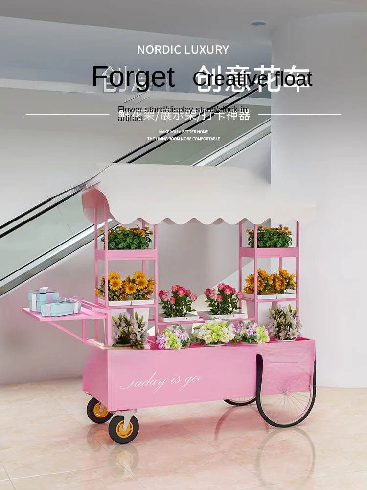 Flower Cart Display