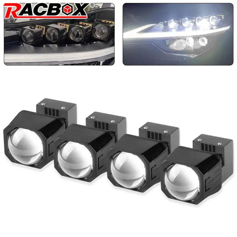 4pcs-1-5-inch-LED-Lens-Matrix-Projector-Bi-led-Headlight-Lenses-High ...