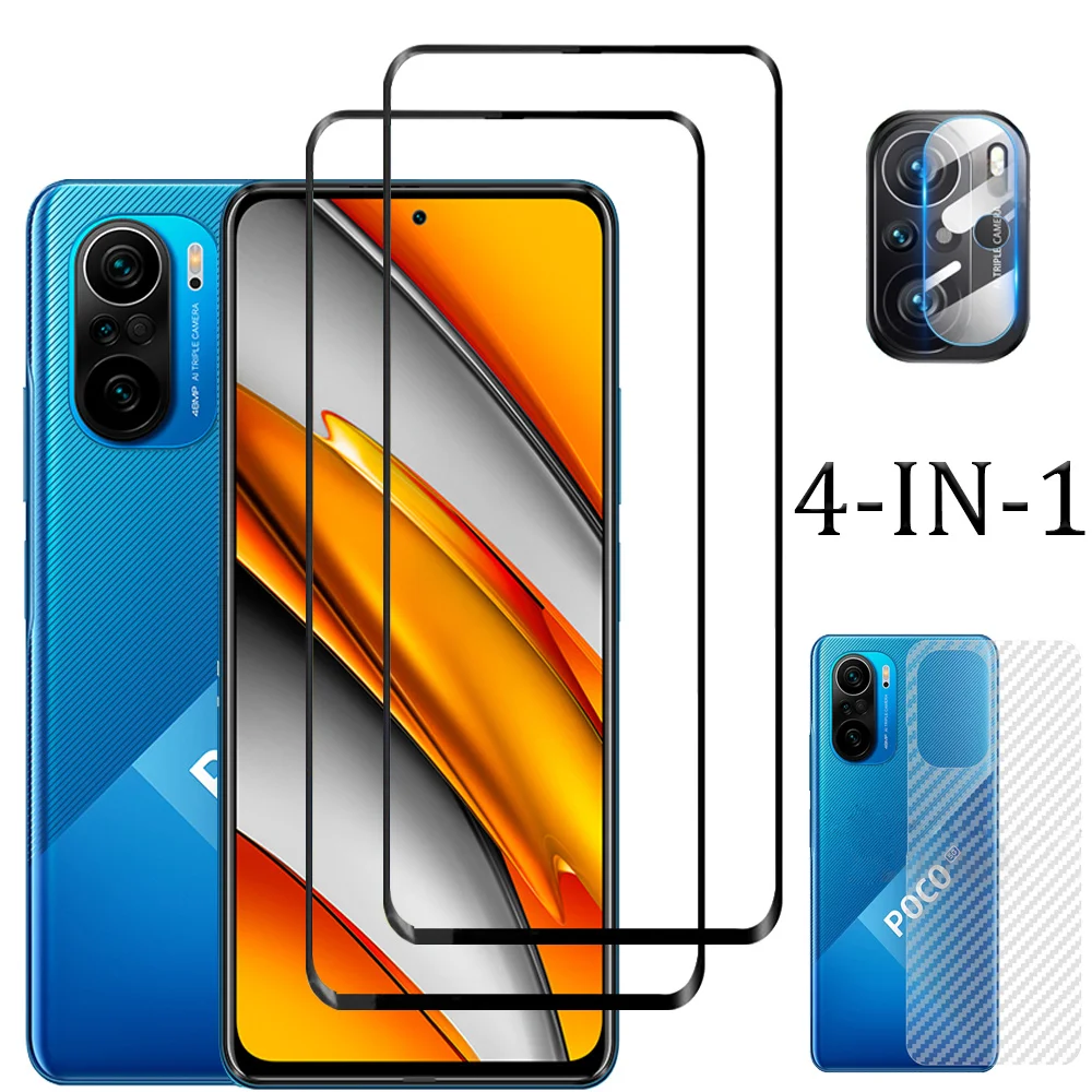 9d Phone Film For Poco F3 Tempered Glass Xiaomi Poco-f3 Screen ...