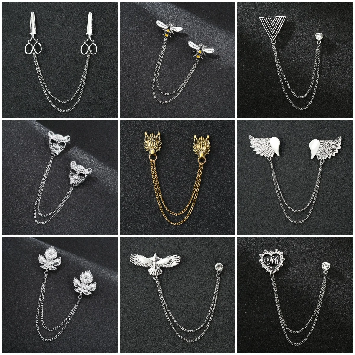 Men-s-Korean-Version-of-Creative-Scissors-Modeling-Accessories-Small ...