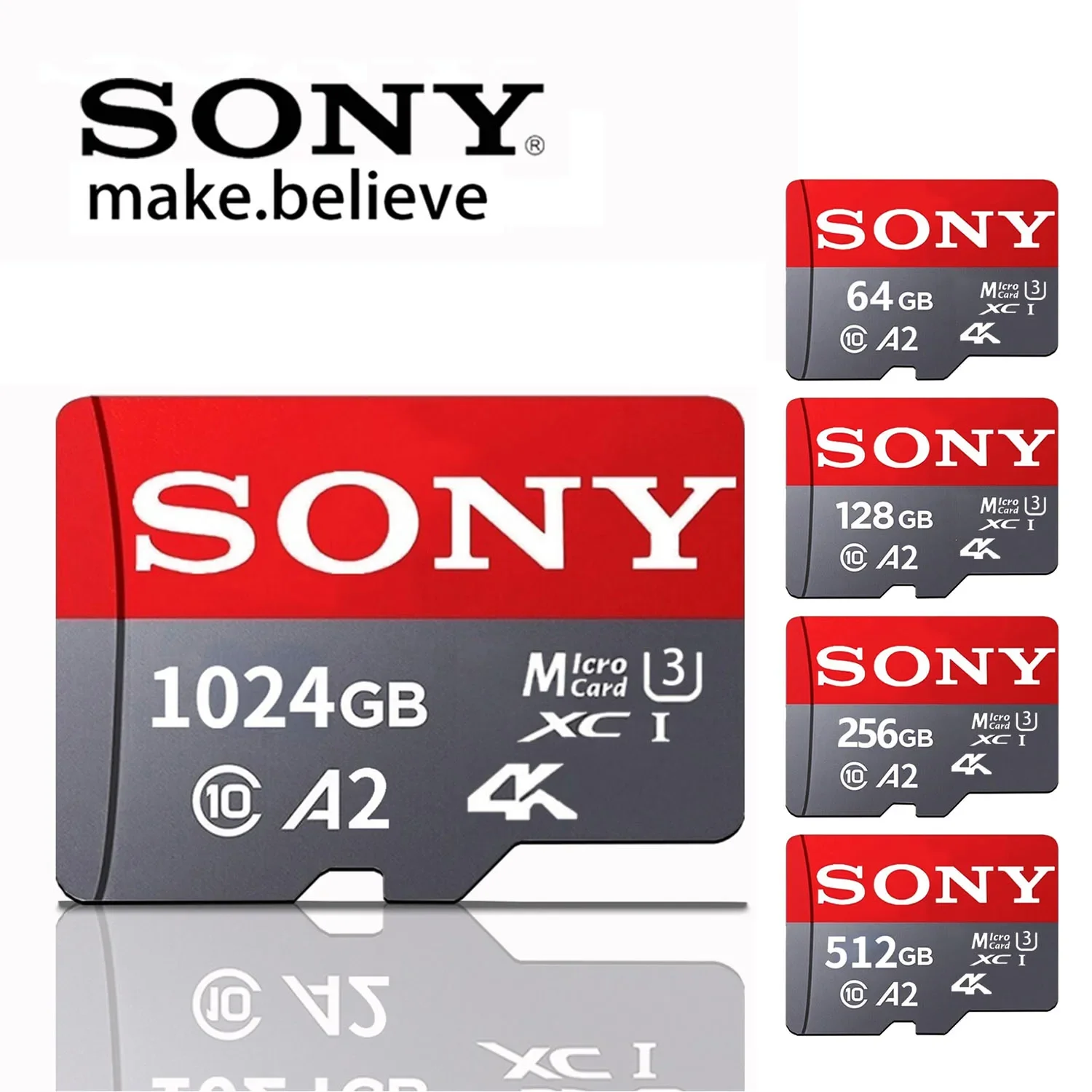 SONY-Micro-SD-Card-Extreme-SD-Memory-128GB-256GB-512GB-1T-High-Speed ...