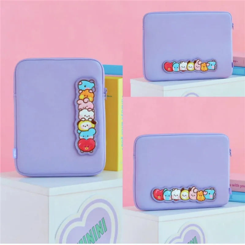 16 Inches Bt21 Mini Laptop Bag Ipad Tablet Case Bts Student Travel ...