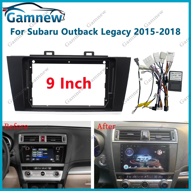 9 Inch Car Frame Fascia Adapter Android Radio Audio Dash Fitting Panel ...